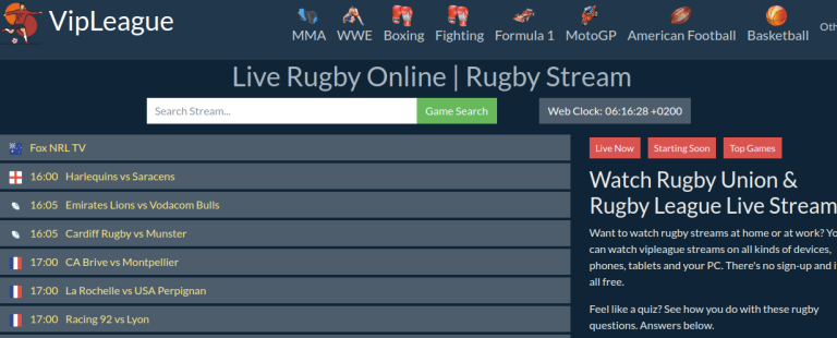 10 Best Sites to Stream Rugby Live Games For Free in 2023