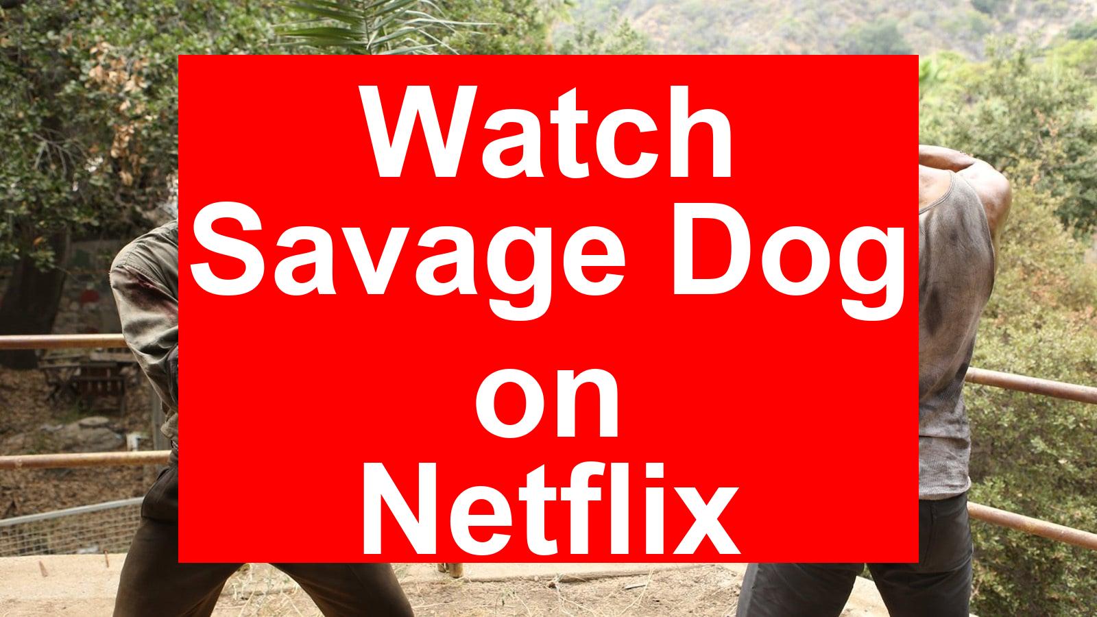 How to Watch Savage Dog On Netflix [Easy Guide 2025] - My Vpn Hub