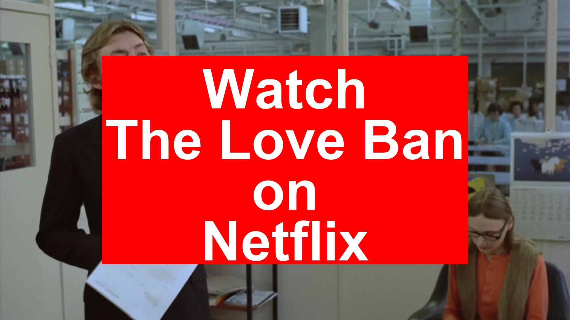 How to Watch The Love Ban On Netflix [Easy Guide 2025] - My Vpn Hub