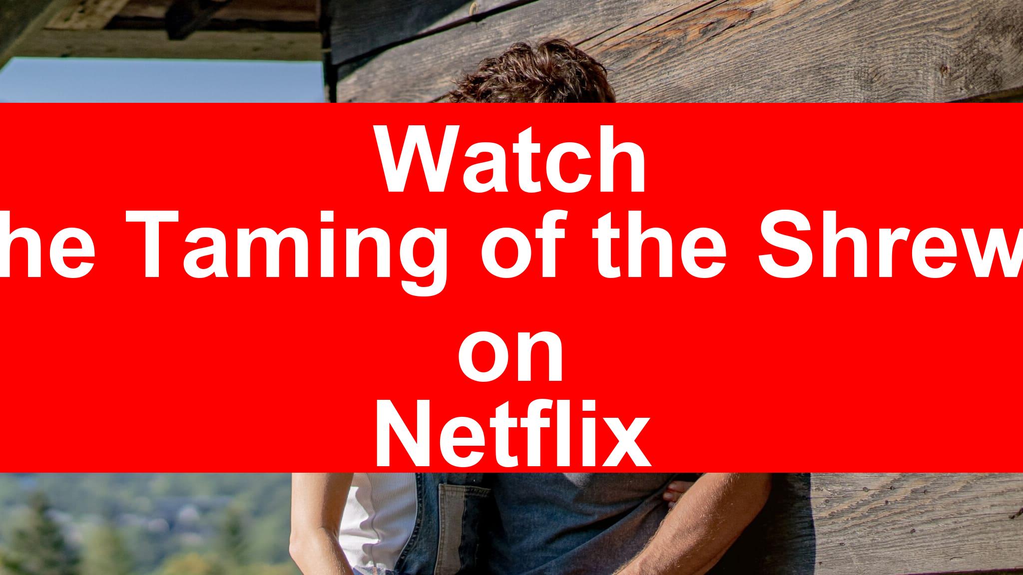 How to Watch The Taming of the Shrewd On Netflix [Best Guide 2026] - My ...
