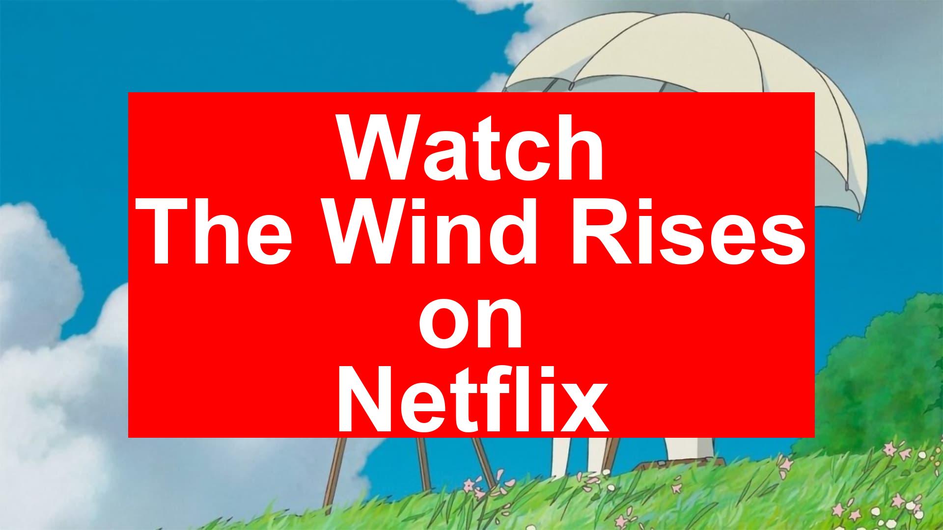 How to Watch The Wind Rises On Netflix [Top Guide 2025] - My Vpn Hub